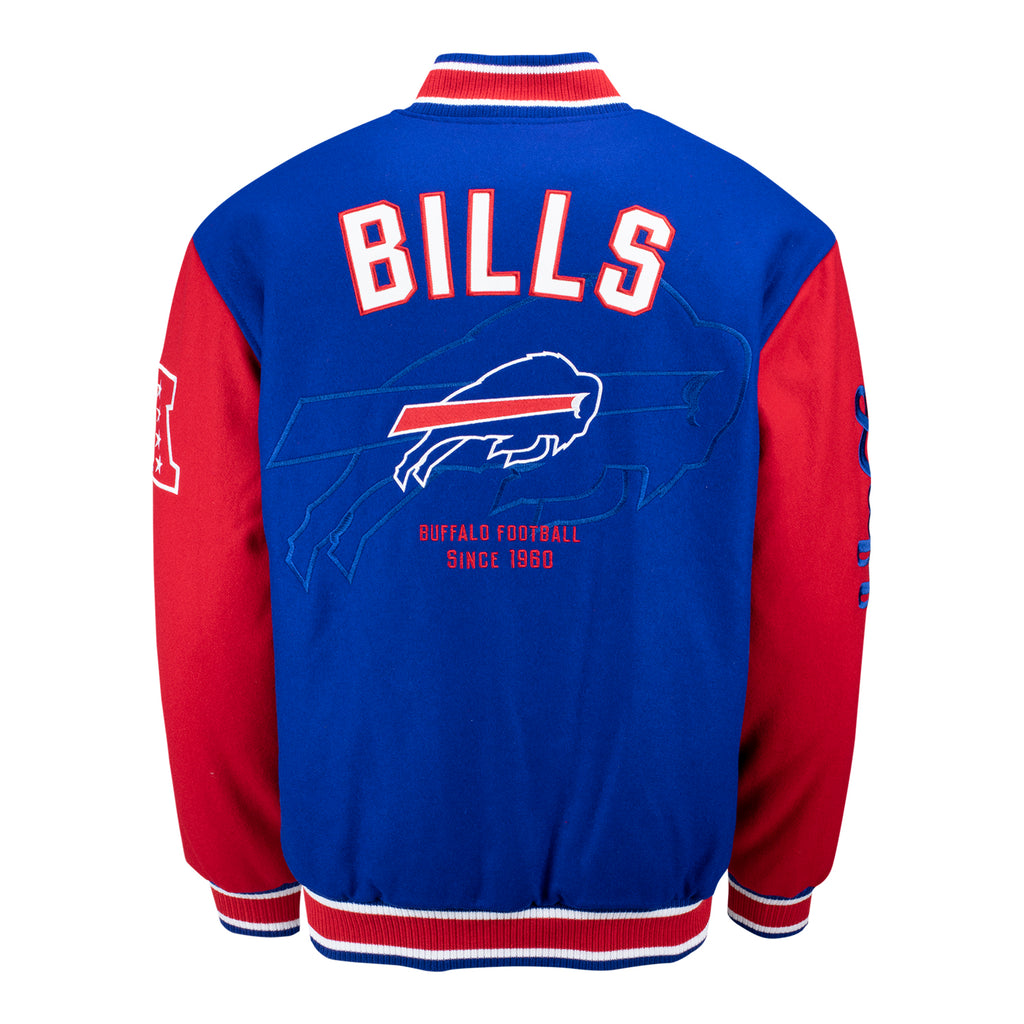 JH Design Buffalo Bills Sublimated Full-Zip Jacket | The Bills Store