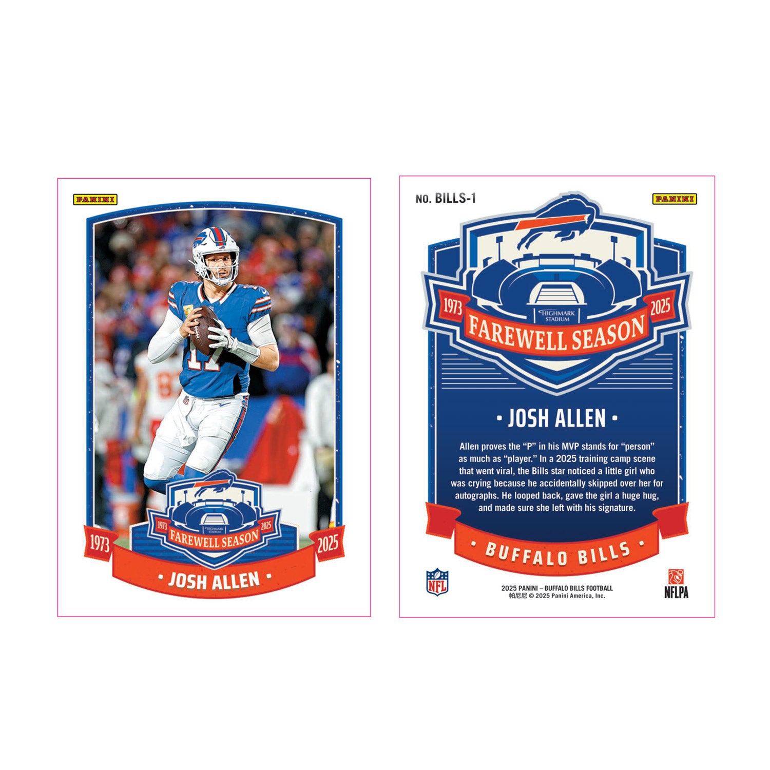 Buffalo Bills Panini Exclusive Farewell Season Team Card Box Set – The ...