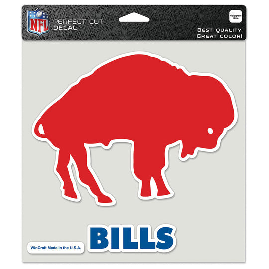8x8 Perf Cut Classic Logo Decal | The Bills Store